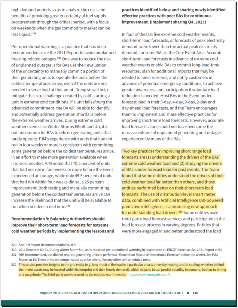 FERC, NERC Final Report on Lessons from Winter Storm Elliott ...